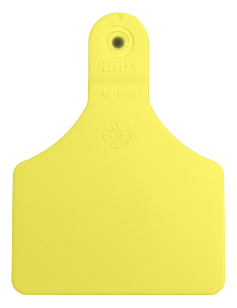 Allflex ATag Calf Blank in bags of 25 - Yellow | CattleTags.com