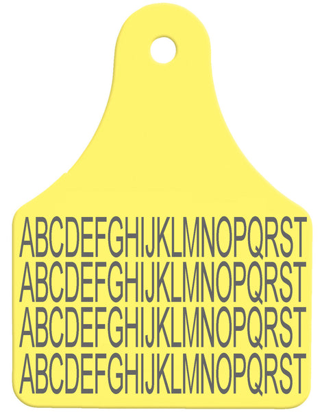 Allflex Large Layout 49 - Yellow | CattleTags.com