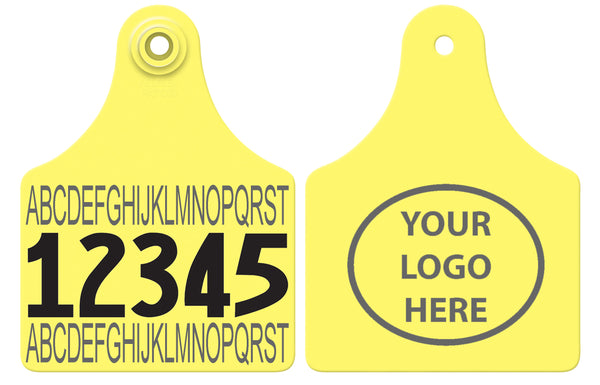 Allflex Maxi Layout 137 - Yellow | CattleTags.com