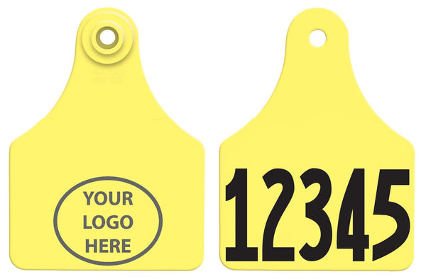 Allflex Large Layout 40 - Yellow | CattleTags.com