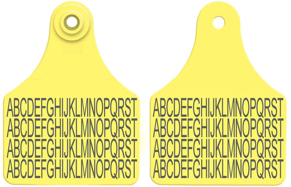 Allflex Large Layout 51 - Yellow | CattleTags.com