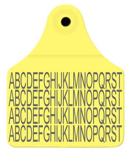 Allflex Large Male Layout 8 - Yellow | CattleTags.com