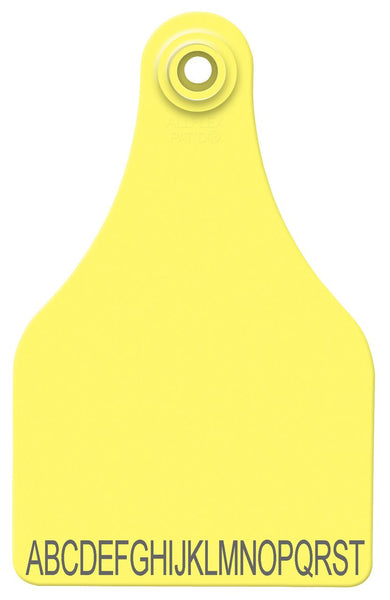Allflex Super Maxi Layout 22 - Yellow | CattleTags.com