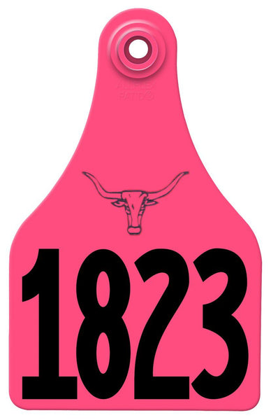 Allflex Super Maxi Layout 5 - Yellow | CattleTags.com