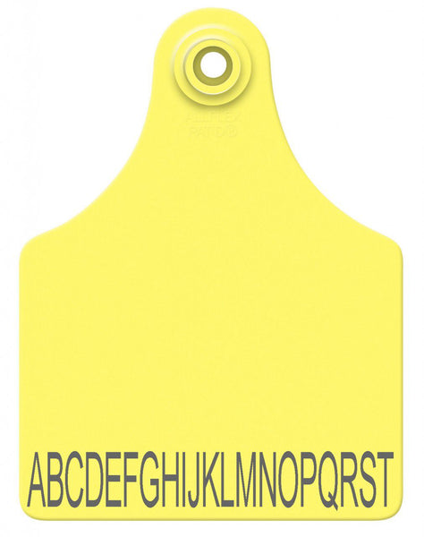 Allflex Maxi Layout 22 - Yellow | CattleTags.com
