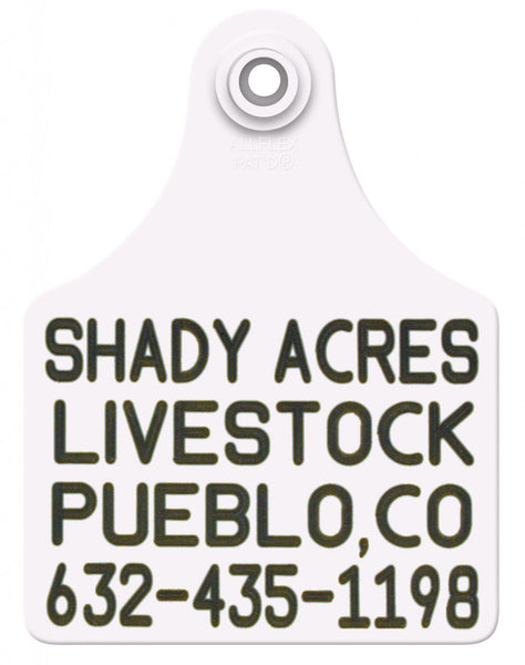 Allflex Maxi Layout 7 - Yellow | CattleTags.com