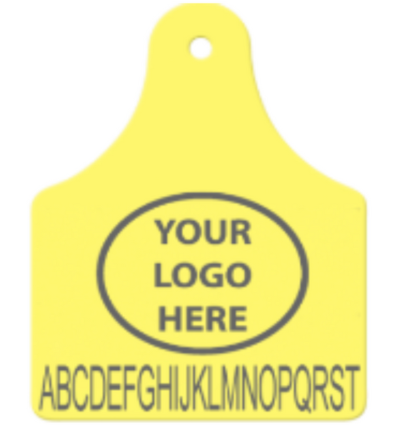 Allflex Maxi Layout 9BK - Yellow | CattleTags.com